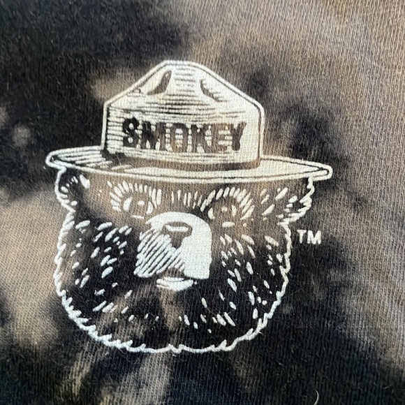 Target | Tops | Copy Smokey Bear Logos Bleach Dyed Effect | Poshmark